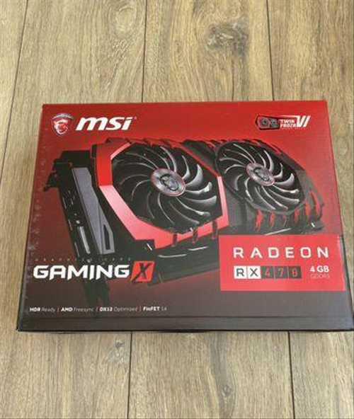 Видеокарта msi radeon rx470 4gb