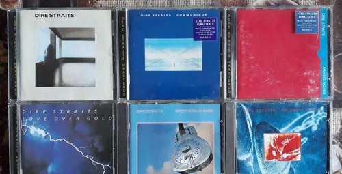 Фирменные компакт-диски группы Dire Straits