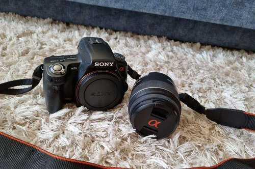 Фотоаппарат Sony Alpha a55 + объектив