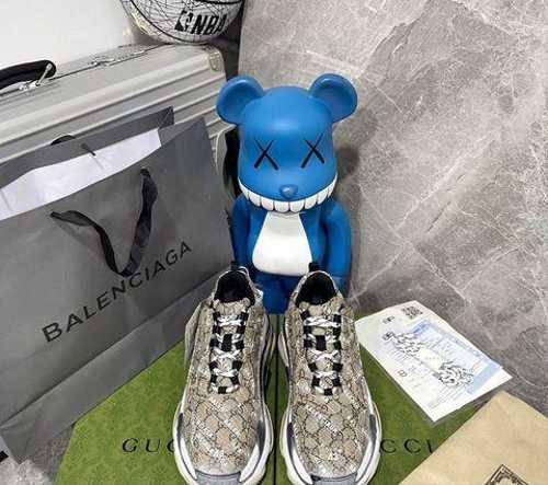 Кроссовки gucci x balenciaga