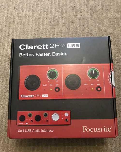 Звуковая карта Focusrite Clarett 2Pre USB