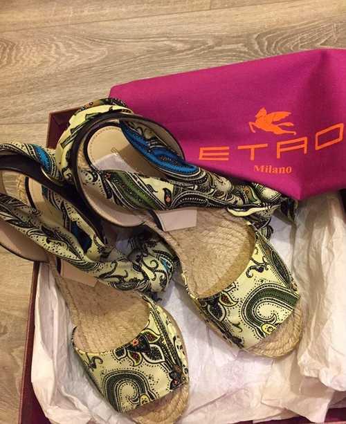 Эспадрильи Etro