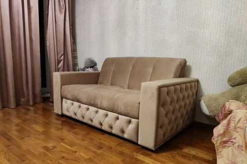 Изготовление дивана каретной стяжкой