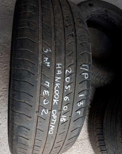 Шины 205 60 r16 hankook optimo meo2