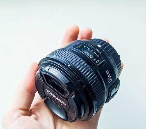 Объектив Yongnuo 50мм f/1.8 для Nikon