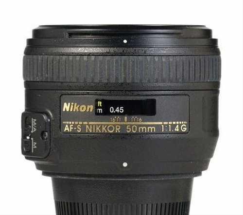 Фотообъектив Nikon 50mm f/1.4G AF-S