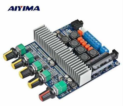 Усилитель aiyima 2.1 2*50вт+100вт Bluetooth 5.0