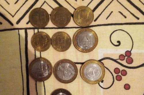 Монеты юбилейные "10"р