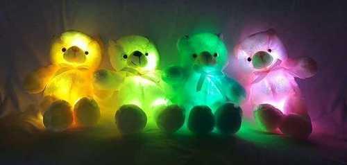 Светящиеся мишка-ночник со светодиодами