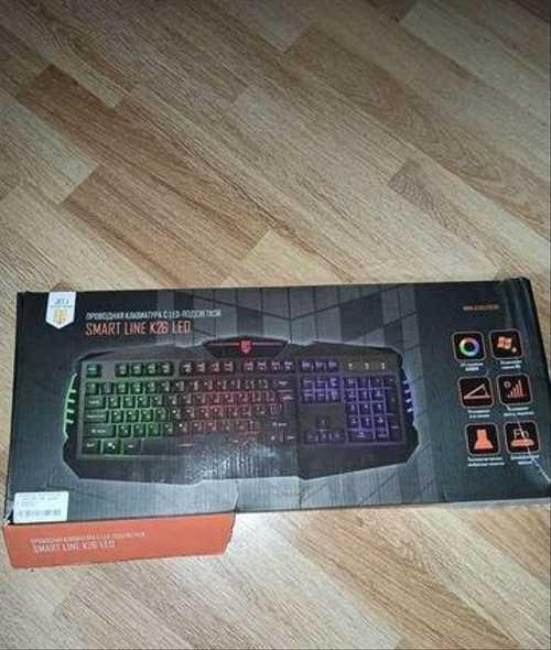 Игровая клавиатура smart line K26 LED