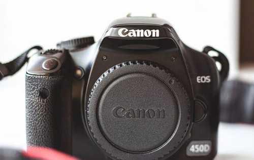 Зеркальный фотоаппарат Canon 450D тушка