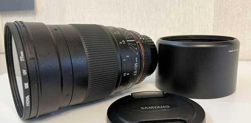 Продам объектив Samyang 135mm f/2 ED UMC AE Nikon
