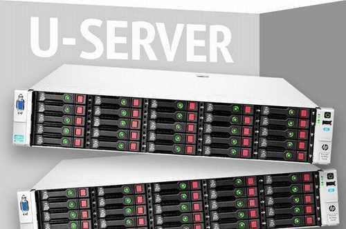 Сервер HP DL380p G8 25SFF 2x2697v2 64Gb p420i 1Gb