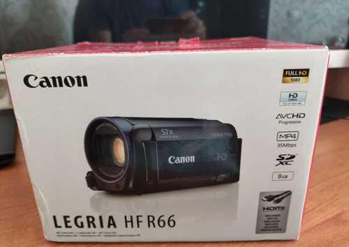 Видеокамера новая Canon legria hf66