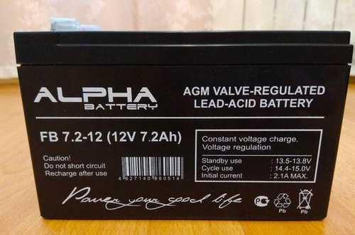 Аккумулятор Alfa Battery FB 7,2-12