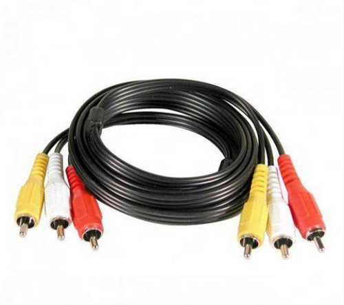 Кабель 3RCA - 3RCA 10м