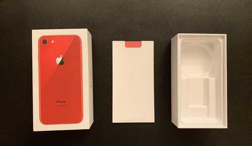 Коробка, box Apple iPhone 8 64Gb (product) RED