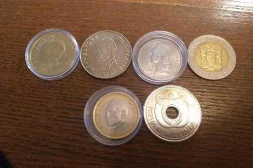 Монеты Экзотика Океания Африка