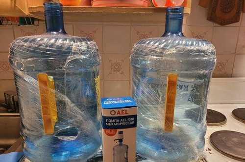 Бутылки для воды по 19л (4шт)