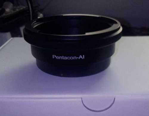Переходник Pentacon Six на Nikon F