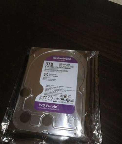 Жёсткий диск Western Digital WD Purple 3TB 5400rpm