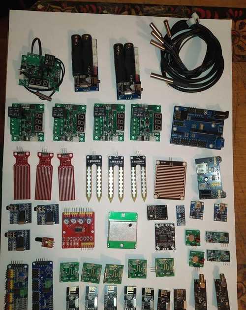 Огромный набор Arduino - датчики, модули, шилды