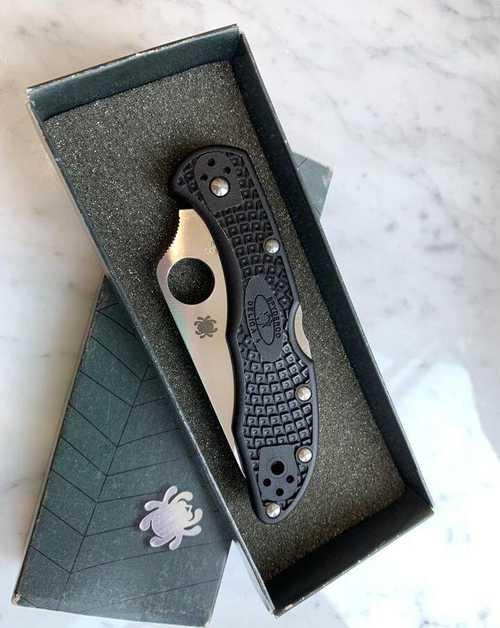 Нож складной новый, оригинал spyderco delica 4