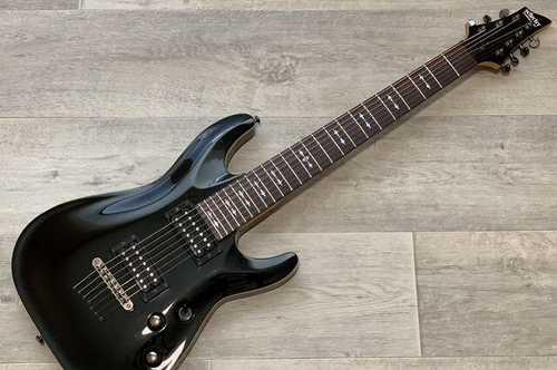 Schecter Omen 7 Diamond Series Black