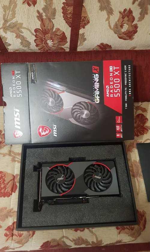 MSI rx5500 xt 8Gb gaming X
