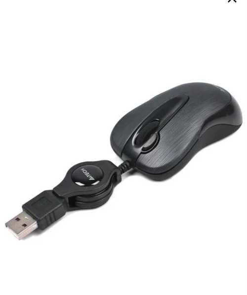 Мышь A4Tech N-60F-1 Black USB