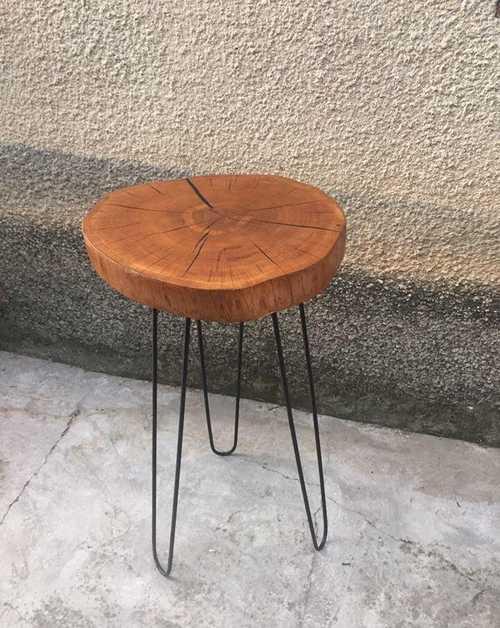 Кофейный столик из дуба в стиле Loft