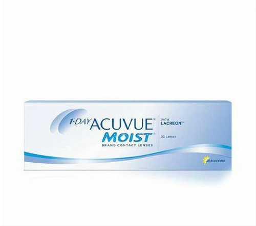 Контактные линзы Acuvue Moist 1 day пачка 30шт