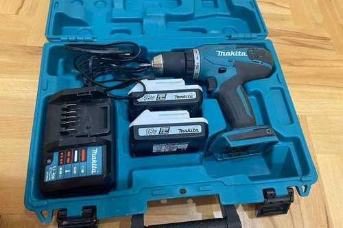 Дрель-шуруповерт Makita DF457DWE 1.5Ач