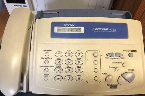 Факс Brother fax-236