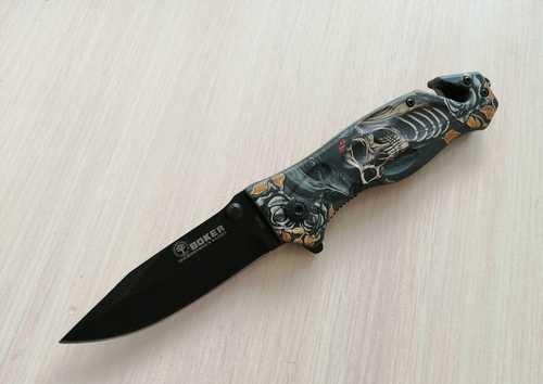 Складной нож boker скелетон