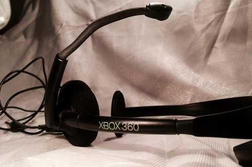 Проводная гарнитура для геймпада Xbox 360 (ориг.)