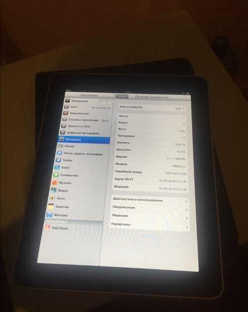 iPad 16gb, оригинал, модель MB292LL