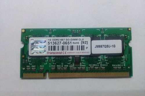 So-dimm ddr2 transcend 1g ddr2 667 so-dimm cl5 513