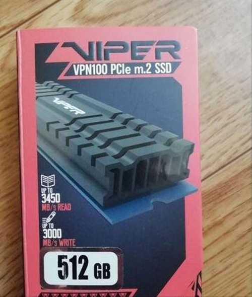 SSD PCIe m.2 Patriot Viper VPN100 512Gb
