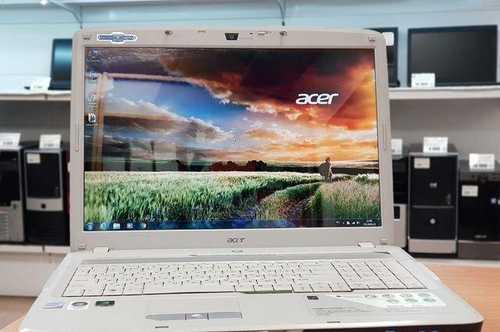 Ноутбук Acer 17, Core2Duo T9300, RAM 4Gb, Гарантия