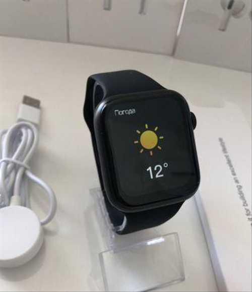 Часы apple watch 7 +защитное стекло
