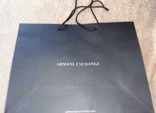 Брендовых пакет Armani exchange