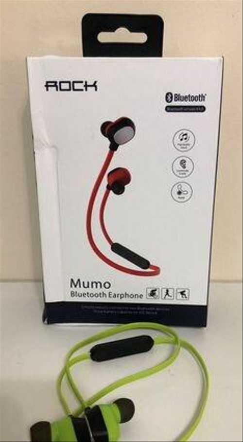 Наушники Rock Mumo Bluetooth Earphone RAU0503 зеле