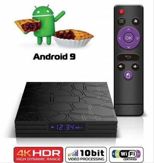Moviepro Android9 мультимедиа Smart TV приставка