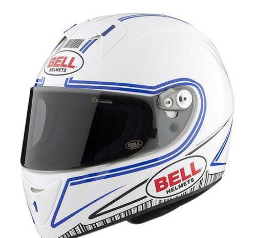 Шлем Bell integraal helm - M4R Indy wit/blauw