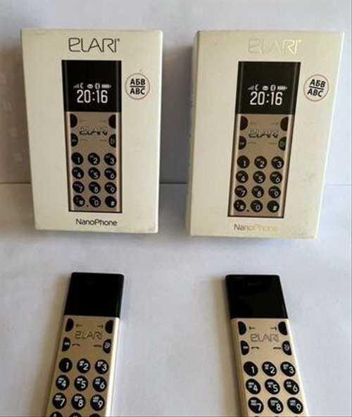 Мини телефон Elari NanoPhone Gold - остался один