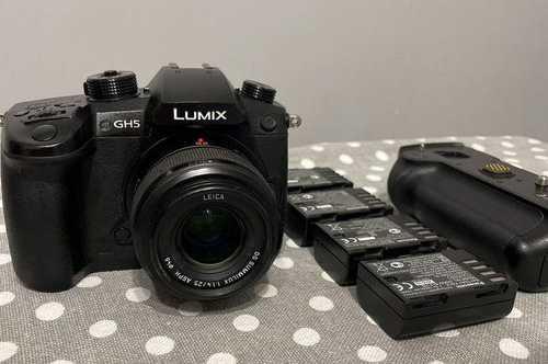 Panasonic GH5 + DMW-bggh5 + 4 батарейки