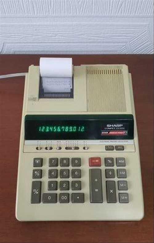 Электр. Печатающий Калькулятор Sharp Compet CS2630