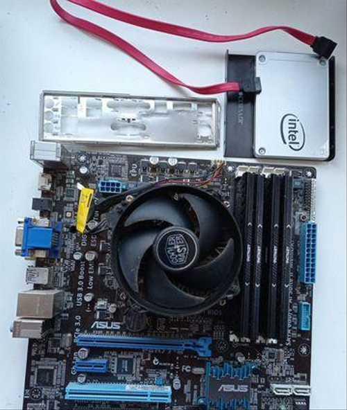 Asus P8H77-M+i7-3770 3.40GHz+32GB озу+SSD 480GB