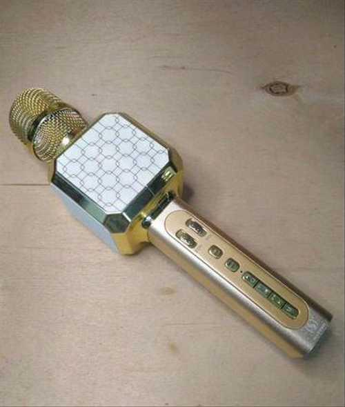 Микрофон+Bluetooth колонка с модулятором голоса